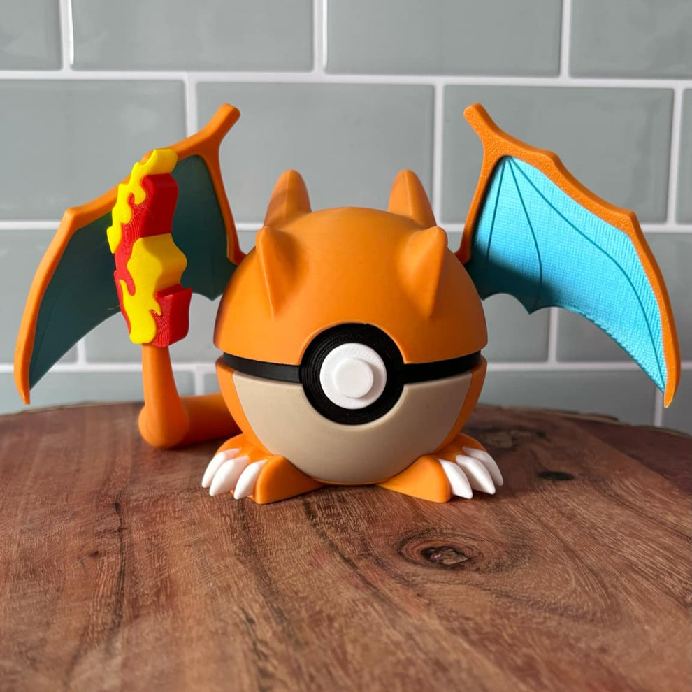 #0006 Charizard Ball – 3D Print Dad AU