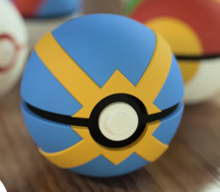 The Quick Ball - Pokemon Poke Ball Collection – 3D Print Dad AU